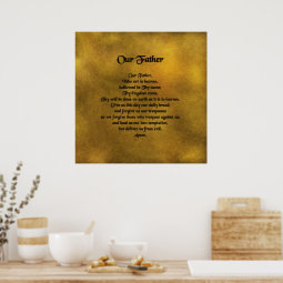 Our Father Poster | Zazzle