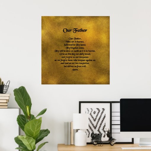 Our Father Poster | Zazzle
