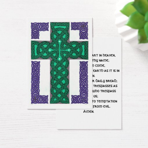 Our Father prayer cards | Zazzle