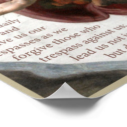 Our Father Prayer Poster | Zazzle