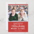 Our first Christmas as mrs & mrs lgbt Holiday Card | Zazzle