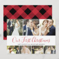 Our First Christmas Married Holiday 7Photo Collage | Zazzle