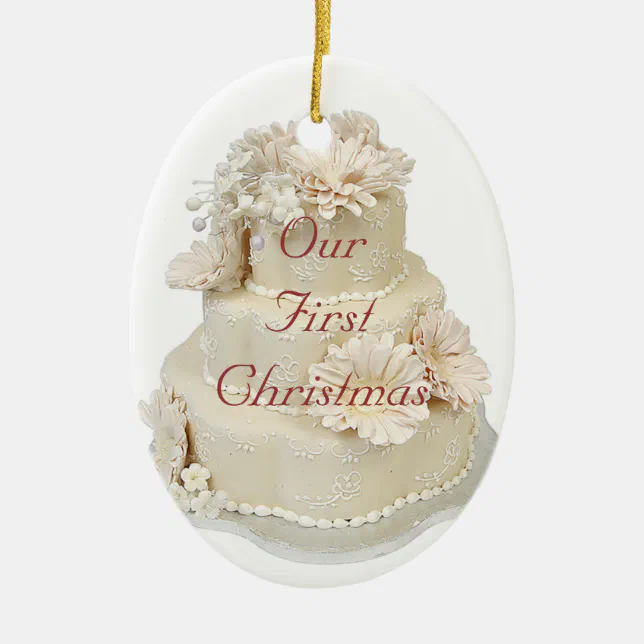 Our First Christmas ornament | Zazzle