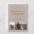 Our first Christmas together photo couple greeting Card | Zazzle