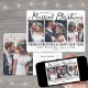 Our First Married Christmas Newlyweds 4 Photo Holiday Card | Zazzle