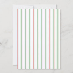 Our First Noel first Christmas stripes photo card | Zazzle