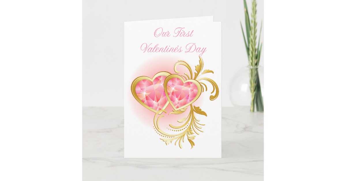 Our First Valentine's Day Holiday Card | Zazzle