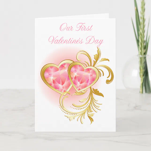Our First Valentine's Day Holiday Card | Zazzle