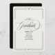 Our Graduate Classic Script Graduation Announcement | Zazzle