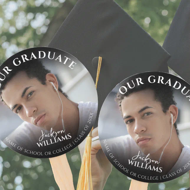 Our Graduate | Graduation Day Hand Fan | Zazzle