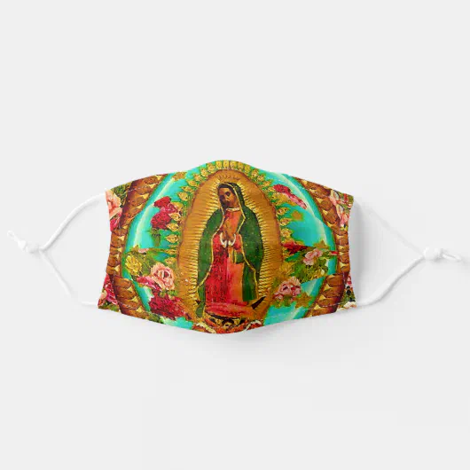 Our Lady Guadalupe Mexican Holy Saint Virgin Mary Adult Cloth Face Mask ...