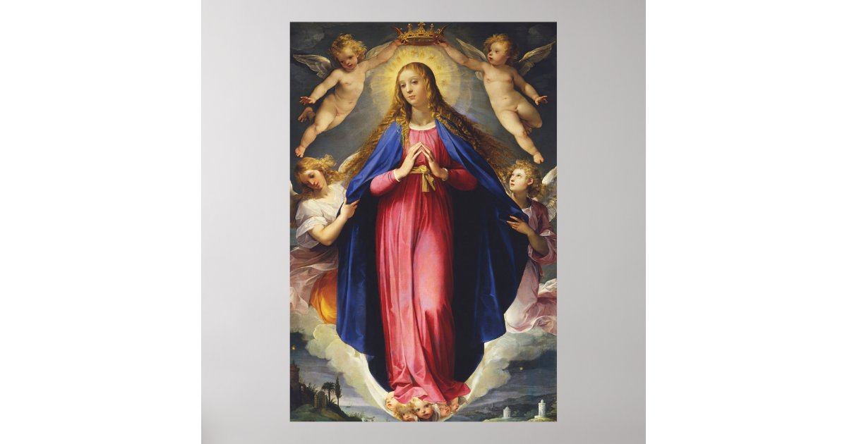 Our Lady Immaculate Conception Assumption Virgin Poster | Zazzle