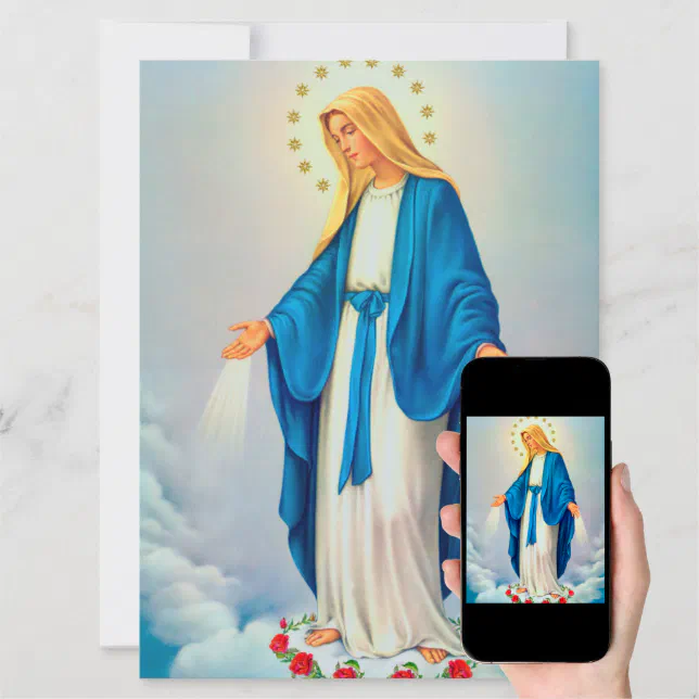 Our Lady Immaculate Conception Card | Zazzle