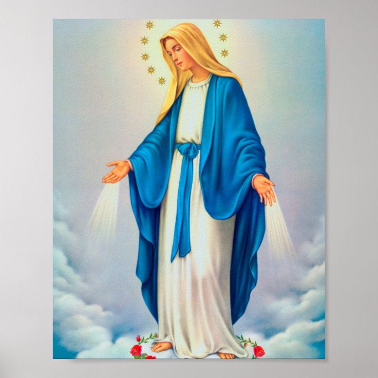 Our Lady Immaculate Conception Poster | Zazzle