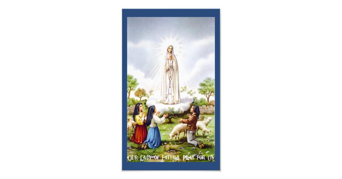 Our Lady of Fatima Poster | Zazzle