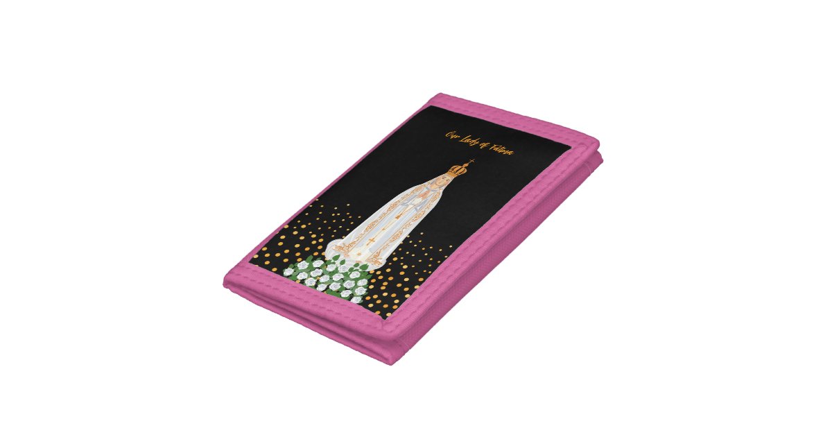Our Lady of Fatima Procession of Candles Trifold Wallet | Zazzle
