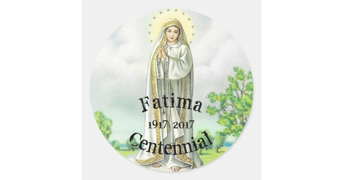 Our Lady Of Fatima Sticker | Zazzle