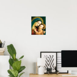 OUR LADY OF GOOD COUNSEL DEVOTIONAL IMAGE POSTER | Zazzle