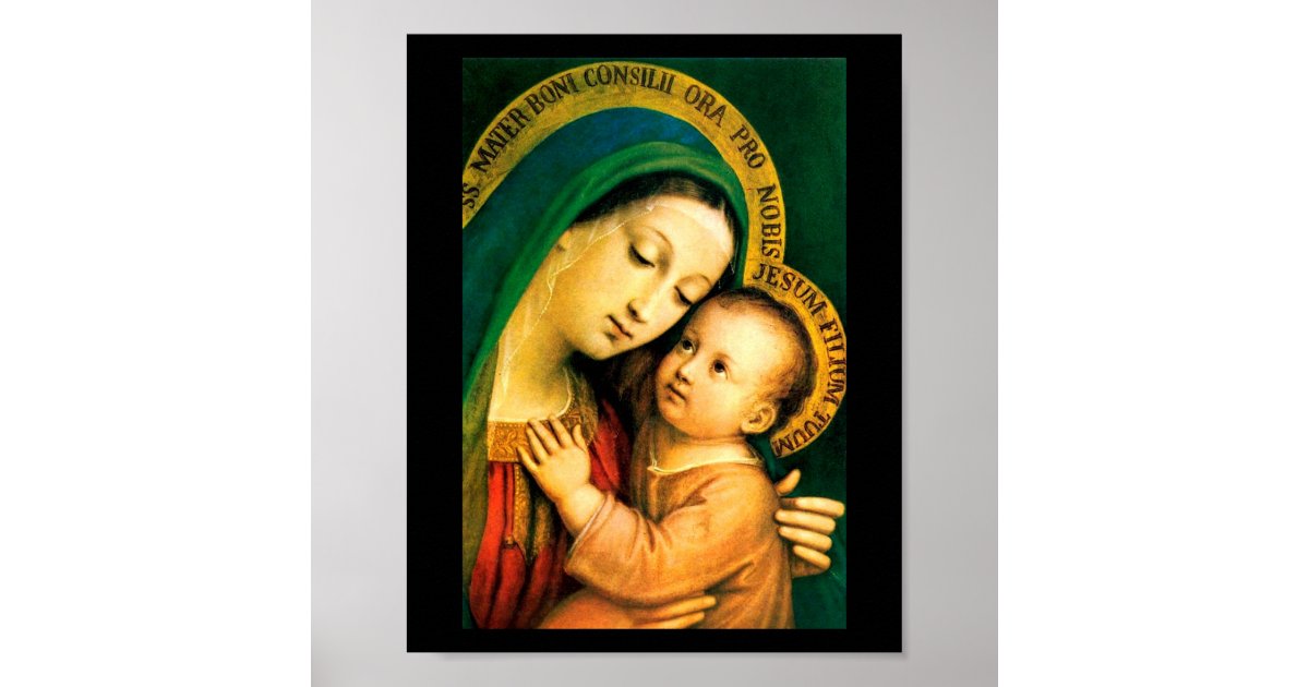 our lady of good counsel poster | Zazzle