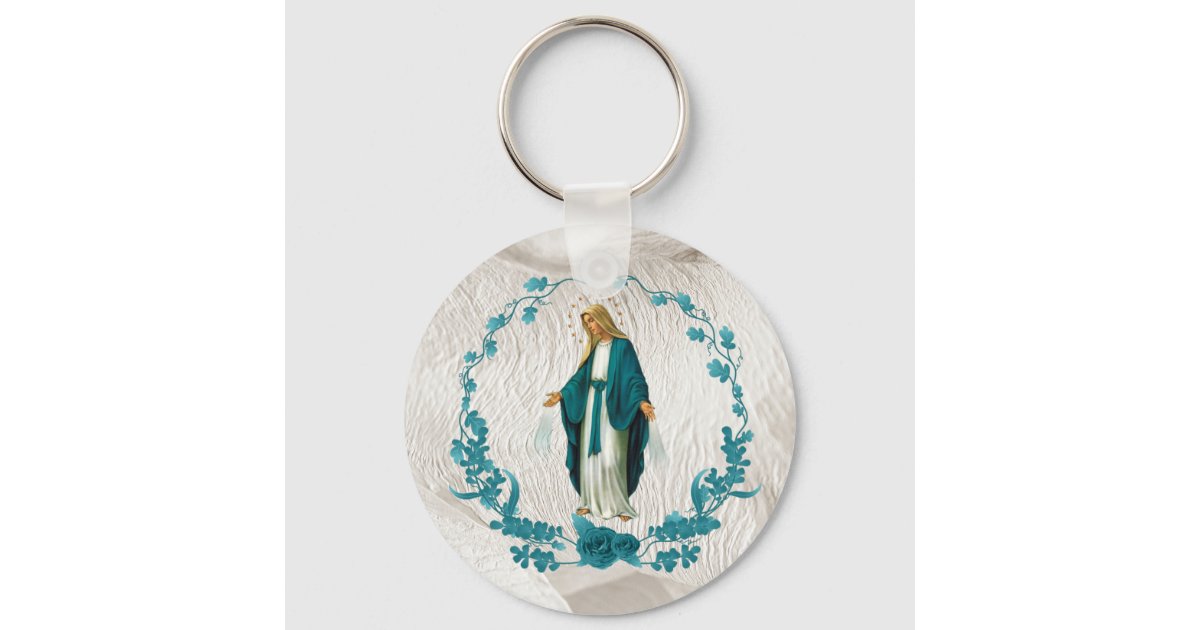 Our Lady of Grace Keychain | Zazzle