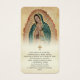 Our Lady of Guadalupe Funeral Spanish Prayer Cards | Zazzle