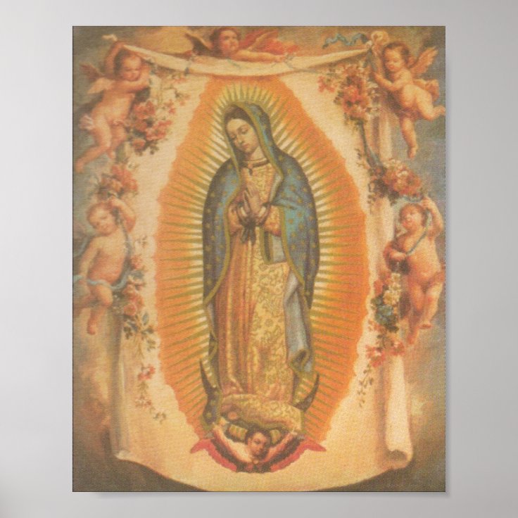 Our Lady Of Guadalupe Poster | Zazzle