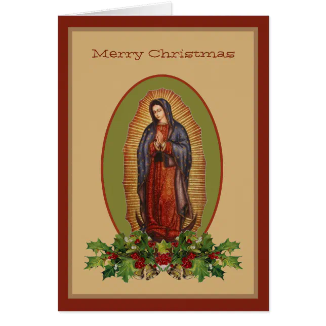 Our Lady of Guadalupe Virgin Mary Feliz Navidad | Zazzle