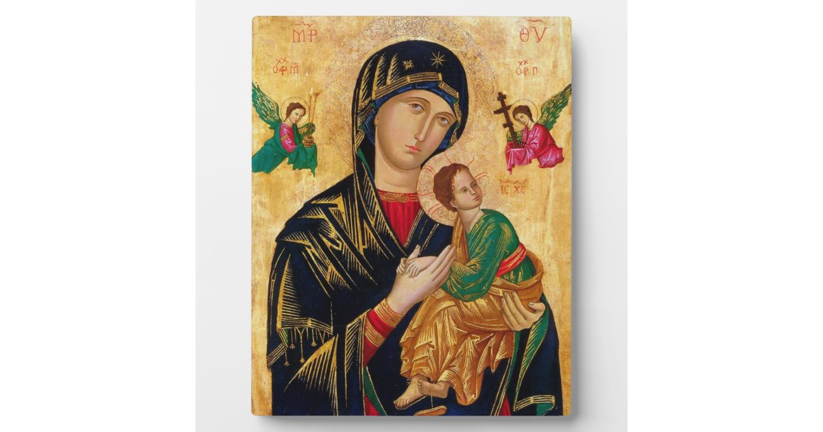 Our Lady of Perpetual Help Plaque | Zazzle
