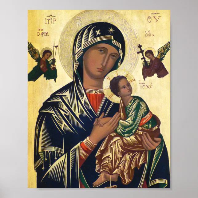 Our Lady Of Perpetual Help Poster | Zazzle