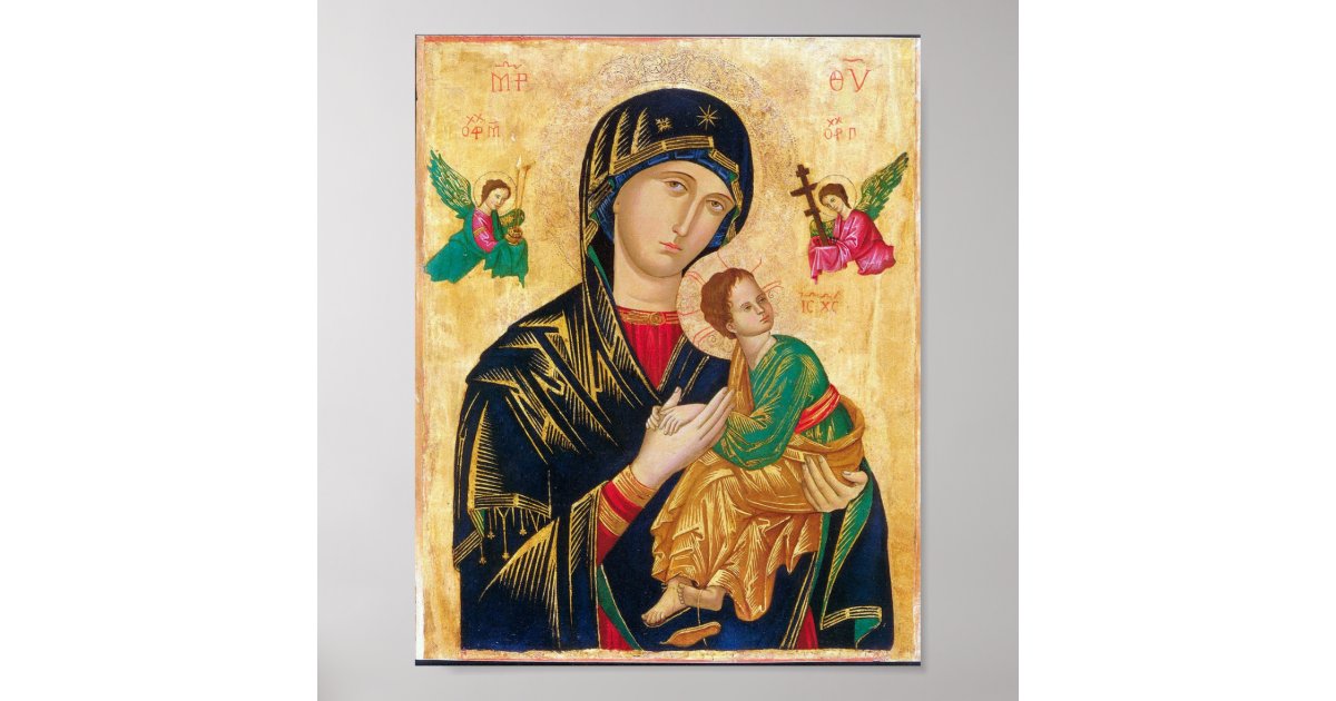 Our Lady Of Perpetual Help Poster | Zazzle