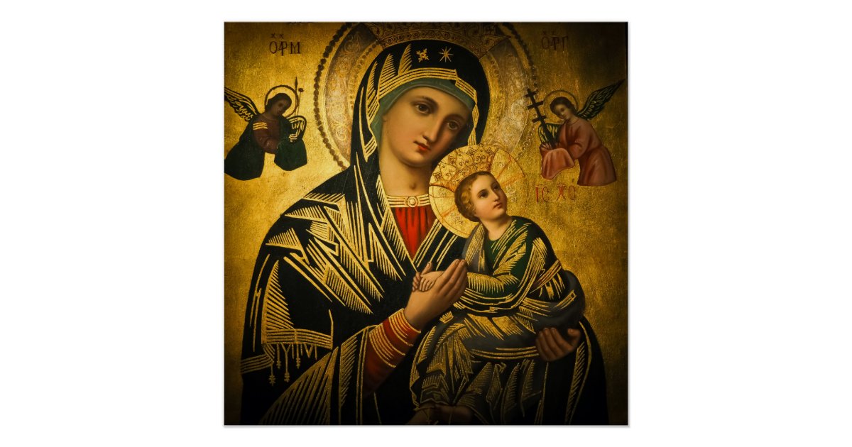 Our Lady of Perpetual Help Poster | Zazzle