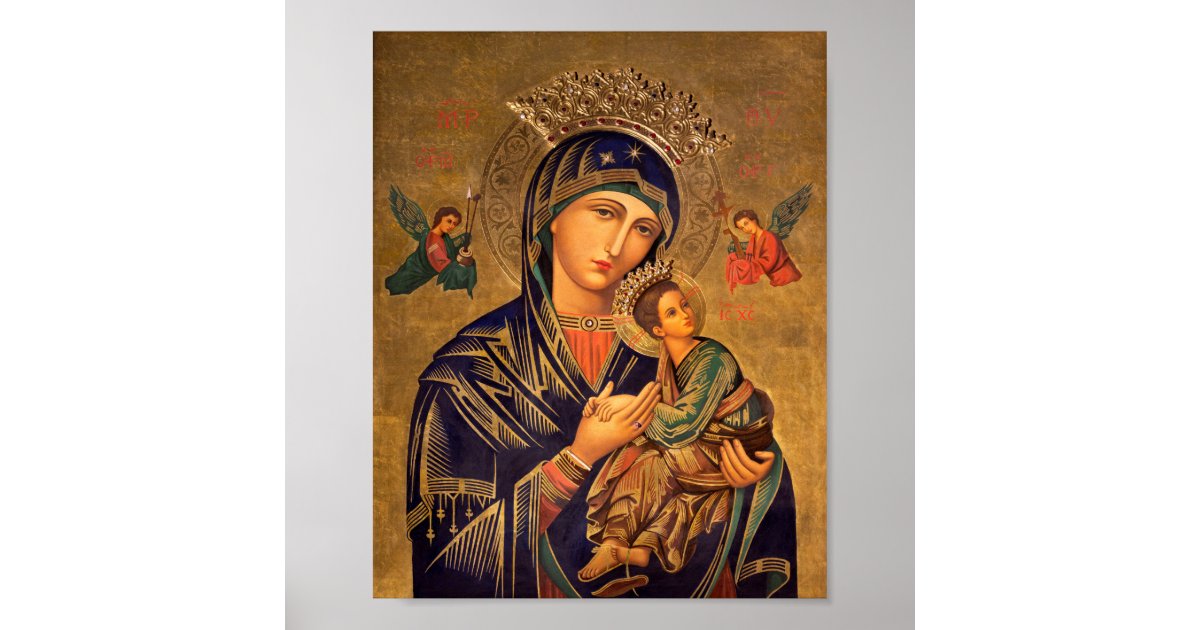 Our Lady Of Perpetual Help Poster | Zazzle