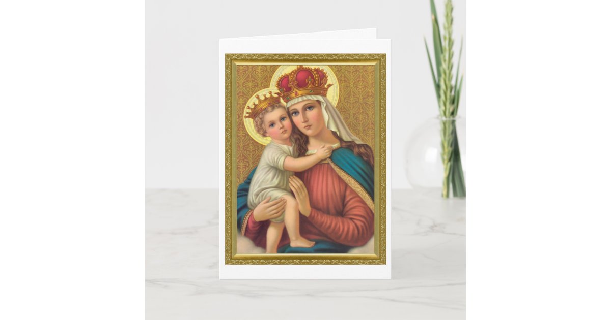 OUR LADY OF REMEDY DEVOTIONAL IMAGE CARD | Zazzle