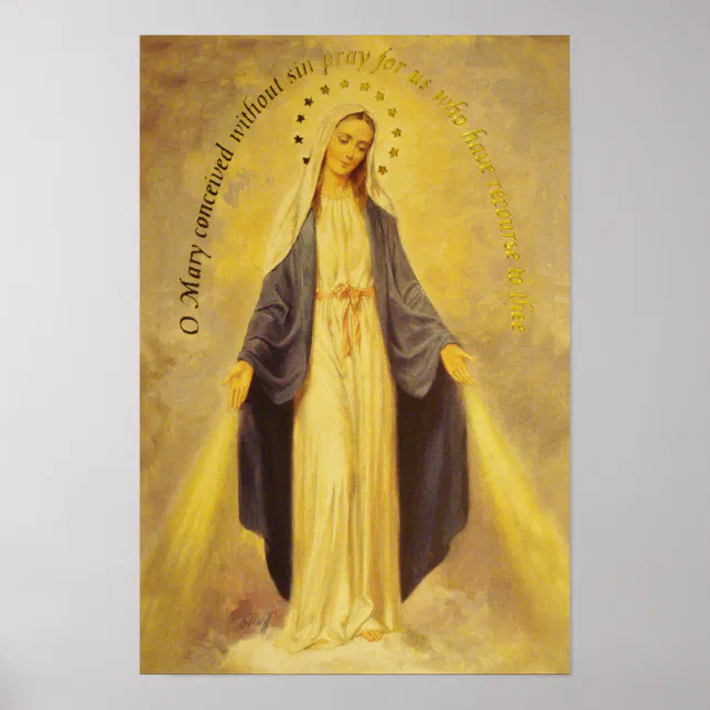 Our Lady of the Miraculous Medal Poster | Zazzle