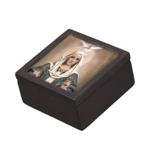 OUR LADY OF THE ROSARY ROSARY KEEPER BOX. JEWELRY BOX | Zazzle