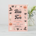 Our Little Boo Turning Two Halloween 2nd Birthday Invitation | Zazzle