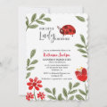 Our little lady is on her way girl baby shower invitation | Zazzle