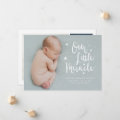 Our Little Miracle Birth Announcement | Zazzle
