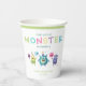 Our Little Monster | Colorful Three Monsters Paper Cups | Zazzle