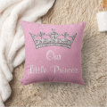 Our Little Princess or Pink Personalized Pillow | Zazzle