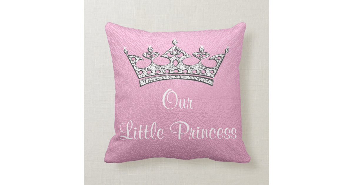 Our Little Princess or Pink Personalized Pillow | Zazzle.com