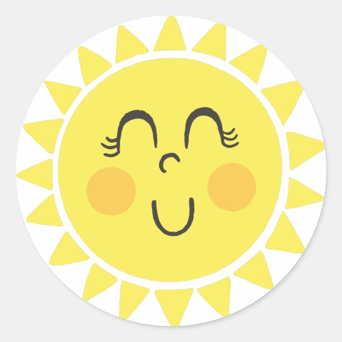 Our Little Sunshine Classic Round Sticker | Zazzle.com
