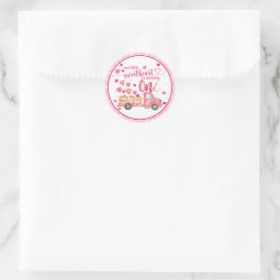 Our Little Sweetheart is Turning One Sticker | Zazzle