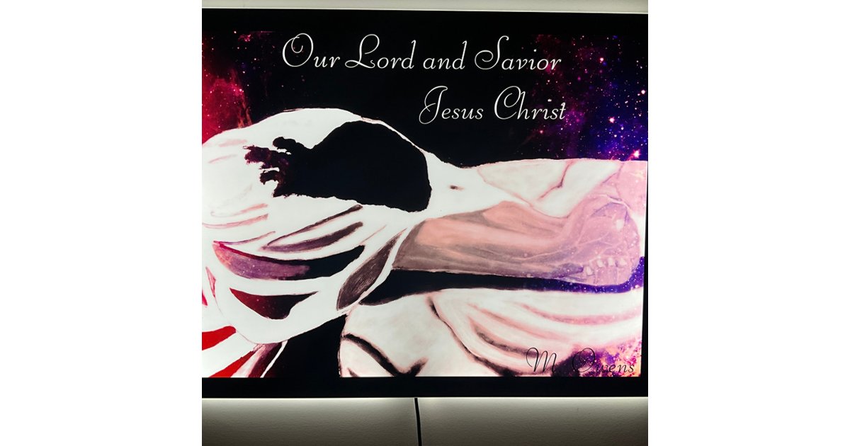 Our Lord and Savior, Jesus Christ LED Sign | Zazzle