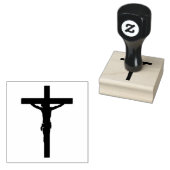 Our Lord Jesus Christ on Cross/Crucifix Rubber Stamp | Zazzle