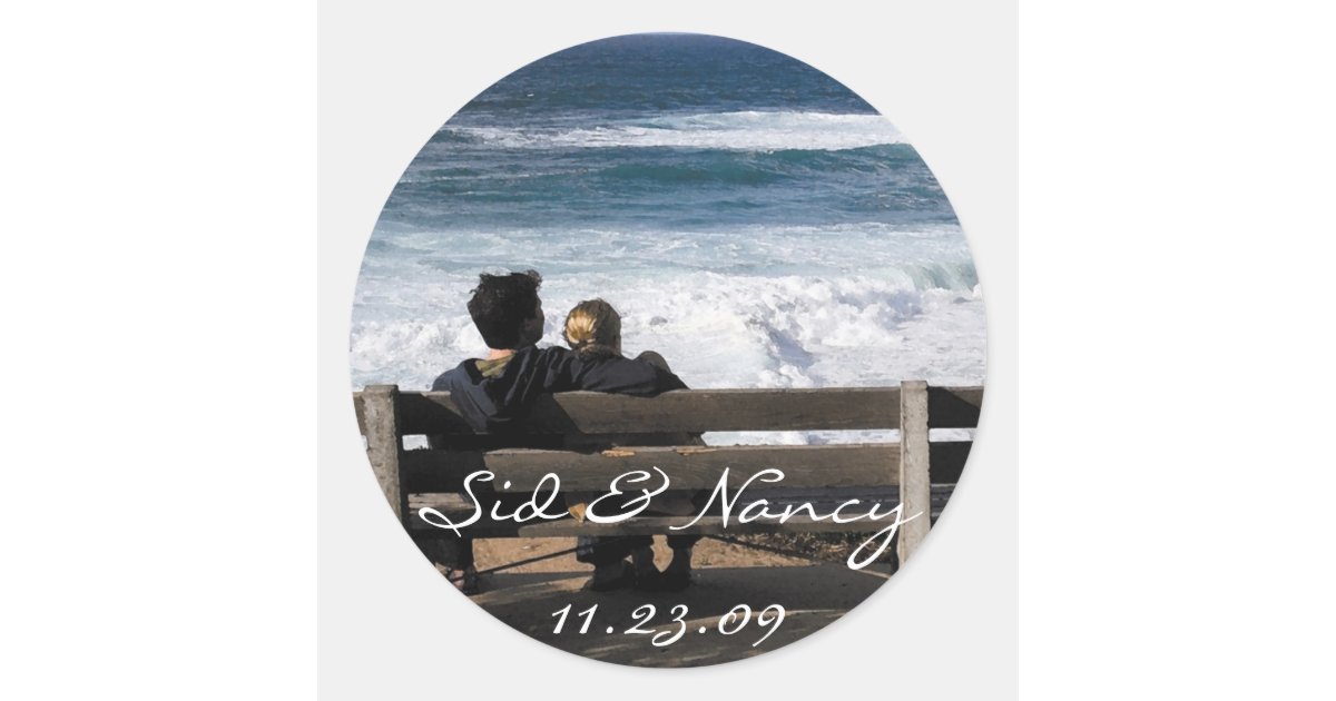 Our Love - Round Sticker | Zazzle