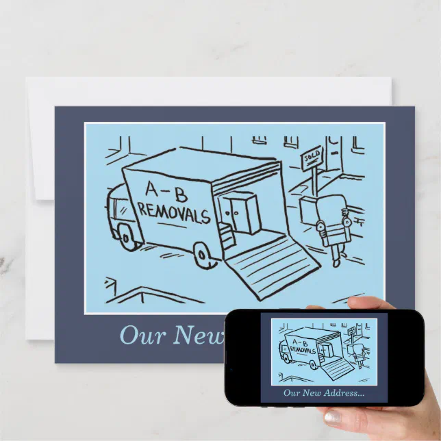 Our New Address Announcement Card. | Zazzle