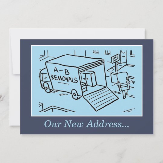 Our New Address Announcement Card. | Zazzle.com