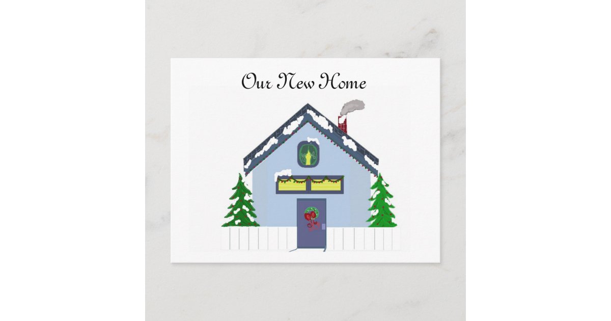Our New Home Address Card | Zazzle