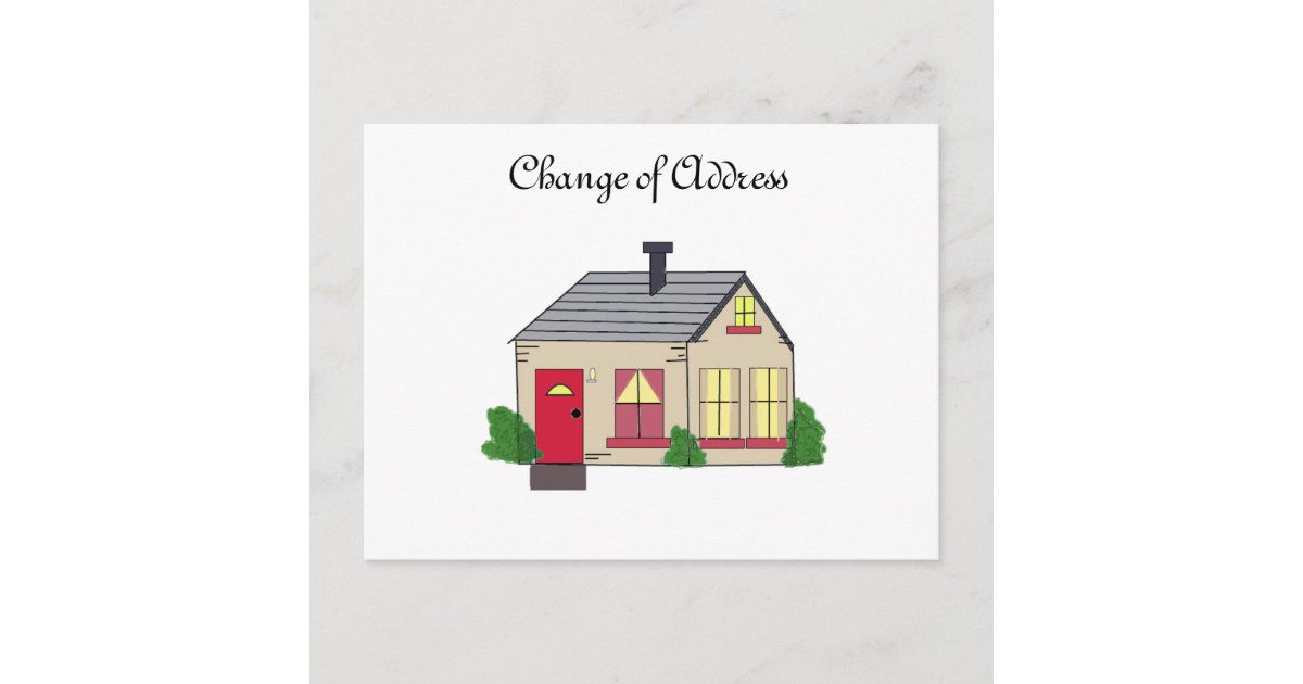 Our New Home Address Card | Zazzle